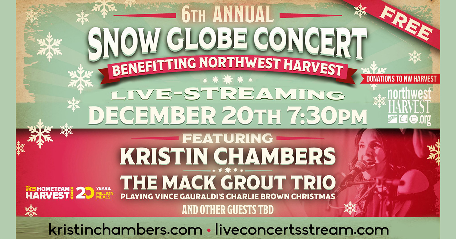 The 6th Annual Snow Globe: Benefitting NW Harvest - LoudSwell